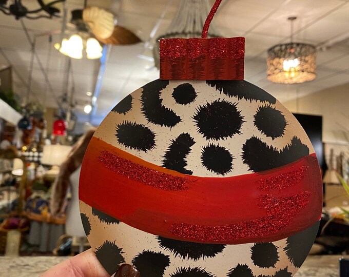 Ornament Leopard Christmas Ornaments Set of 3 - Etsy