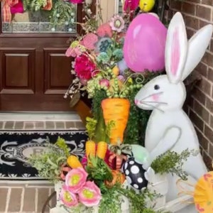 Spring Collection: Beaded Carrot Metal Outdoor or Indoor Stake - Etsy