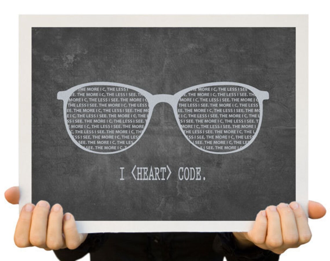 Programming Geek Art - 8x10 Art Print - Wall Decor for Techs ...