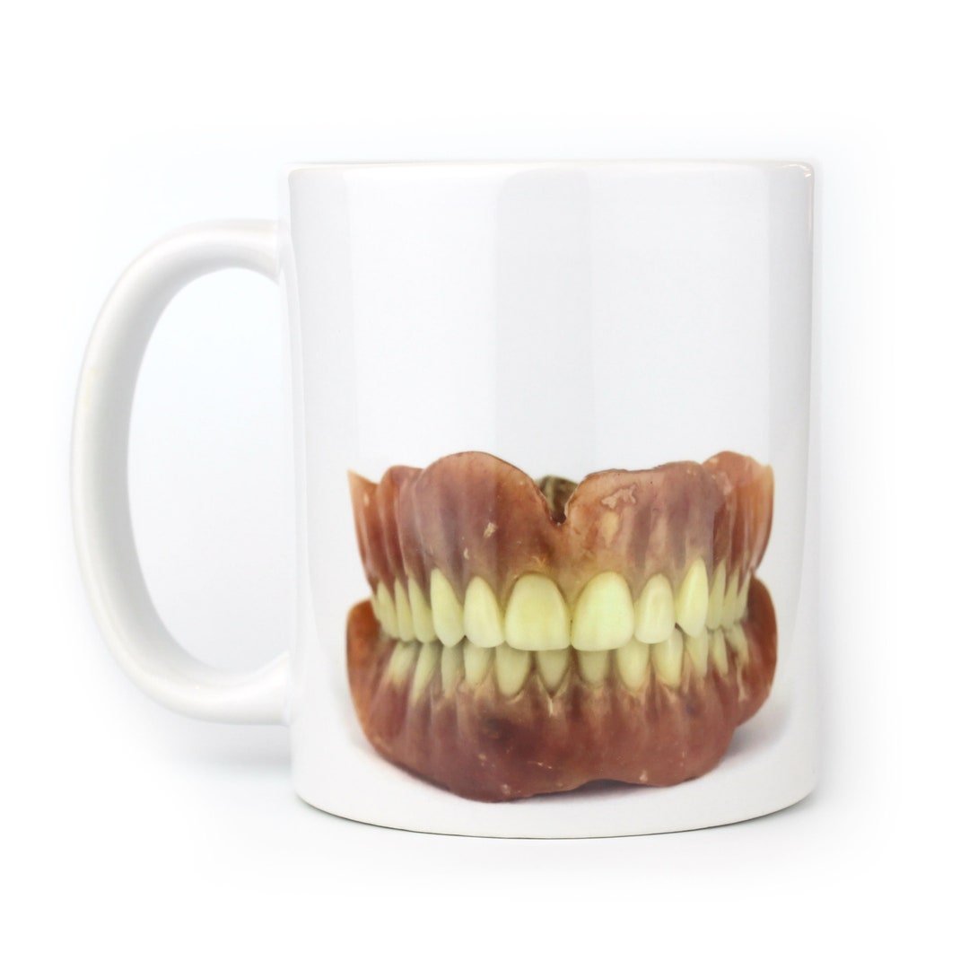 Dentures - Coffee Mug - Hi Hi Hi Mr. Deltoid - Etsy