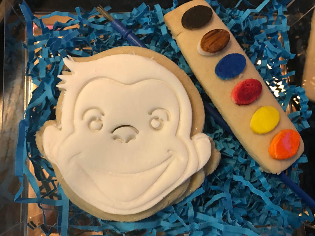 Curious George PYO Cookie - Etsy