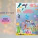 Printable 5x7under the Sea Themed Birthday Card Template, Underwater ...