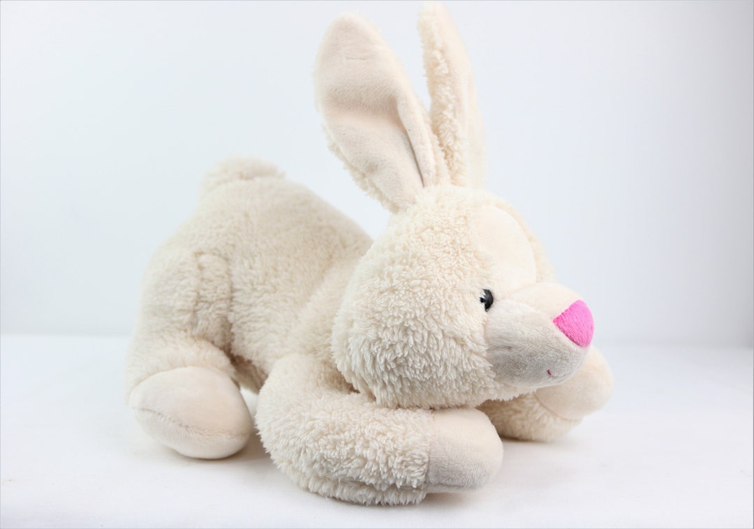 Bunny Soft Toy Laying Rabbit Plush Toy Fluffy Bunny Rabbit Plush Rabbit ...