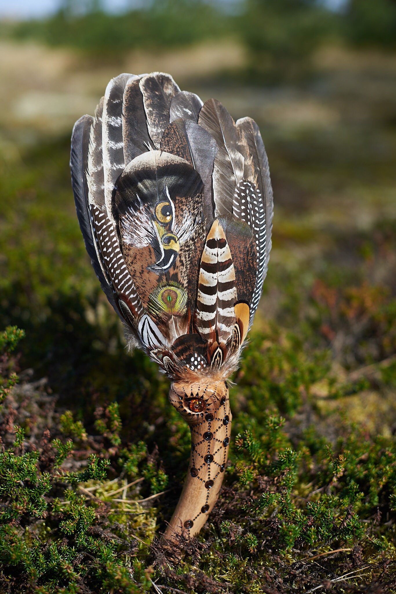 Shamanic Wing, Smudge Feather, Shaman Feather, Sage Kit, Palo Santo ...
