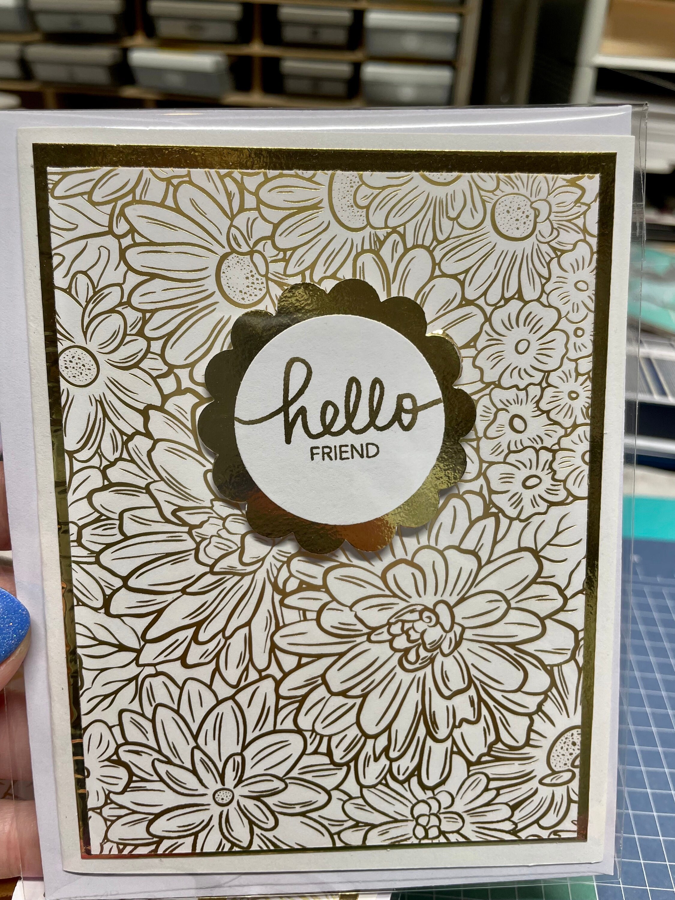 Hello Friend Greeting Cards - Etsy