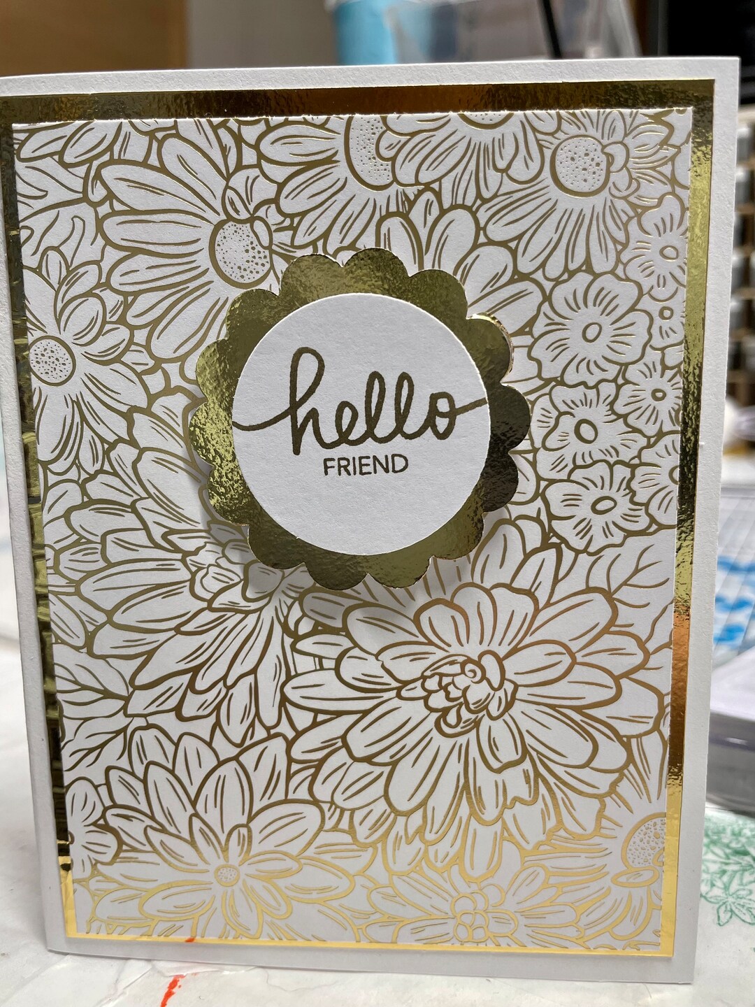 Hello Friend Greeting Cards - Etsy