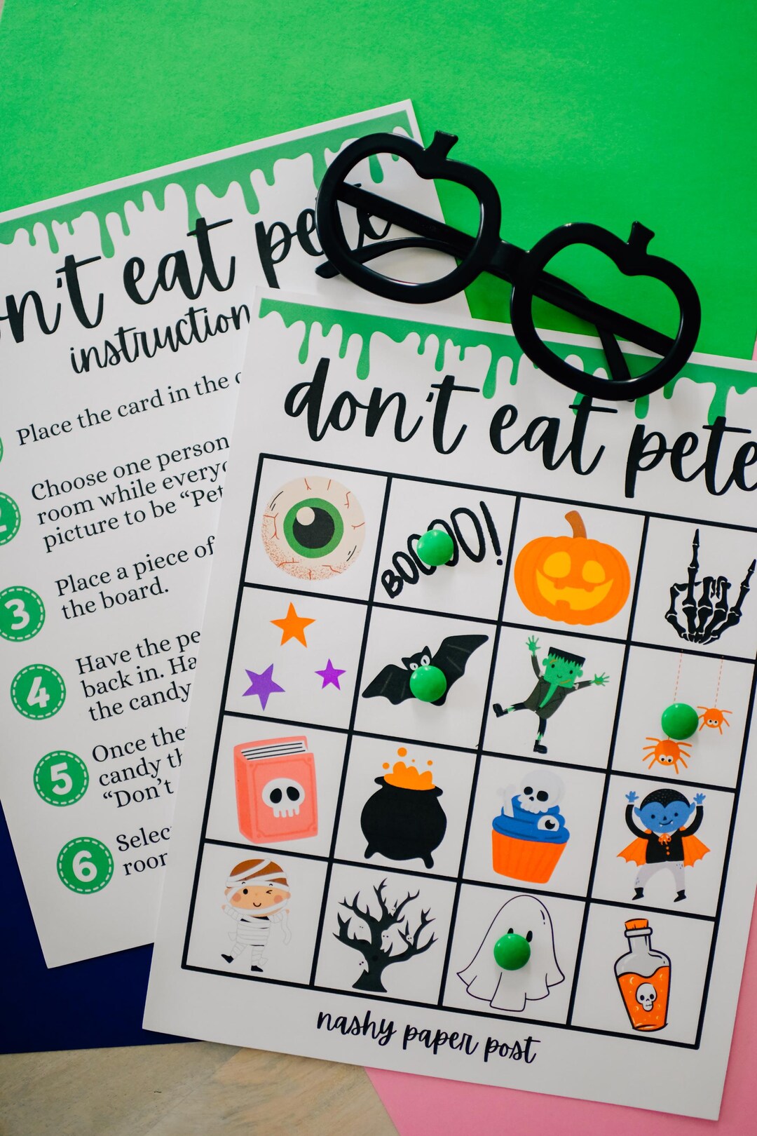 Halloween Don't Eat Pete Game, Printable Classroom Activity - Etsy