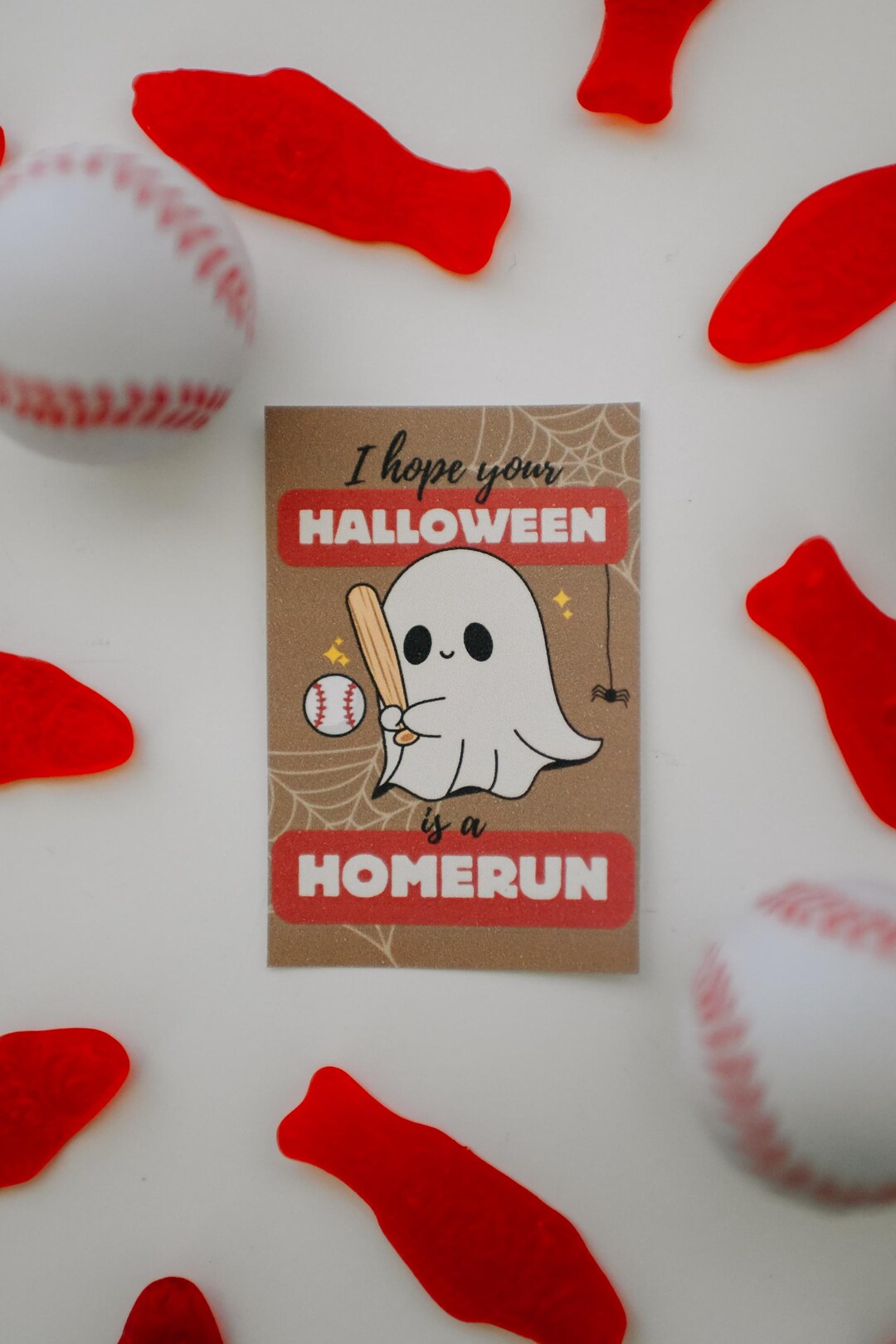 Halloween Baseball Tag, Ghost Baseball Tag, Ghost Baseball Printable ...