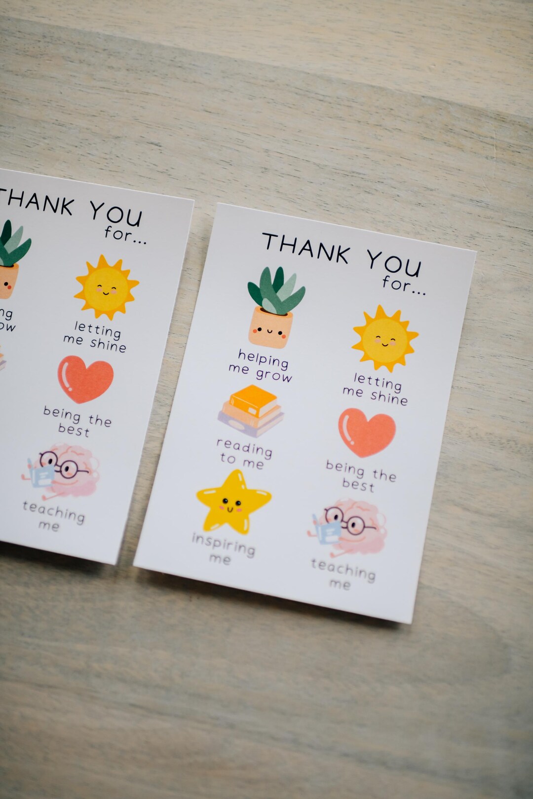 Teacher Appreciation Thank You Card: Printable Gift Tag (digital ...