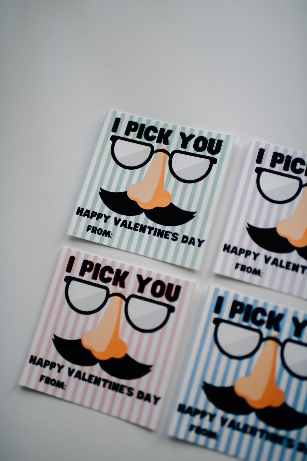Pick You Valentine Printable, Nose Picking Valentine, Printable ...