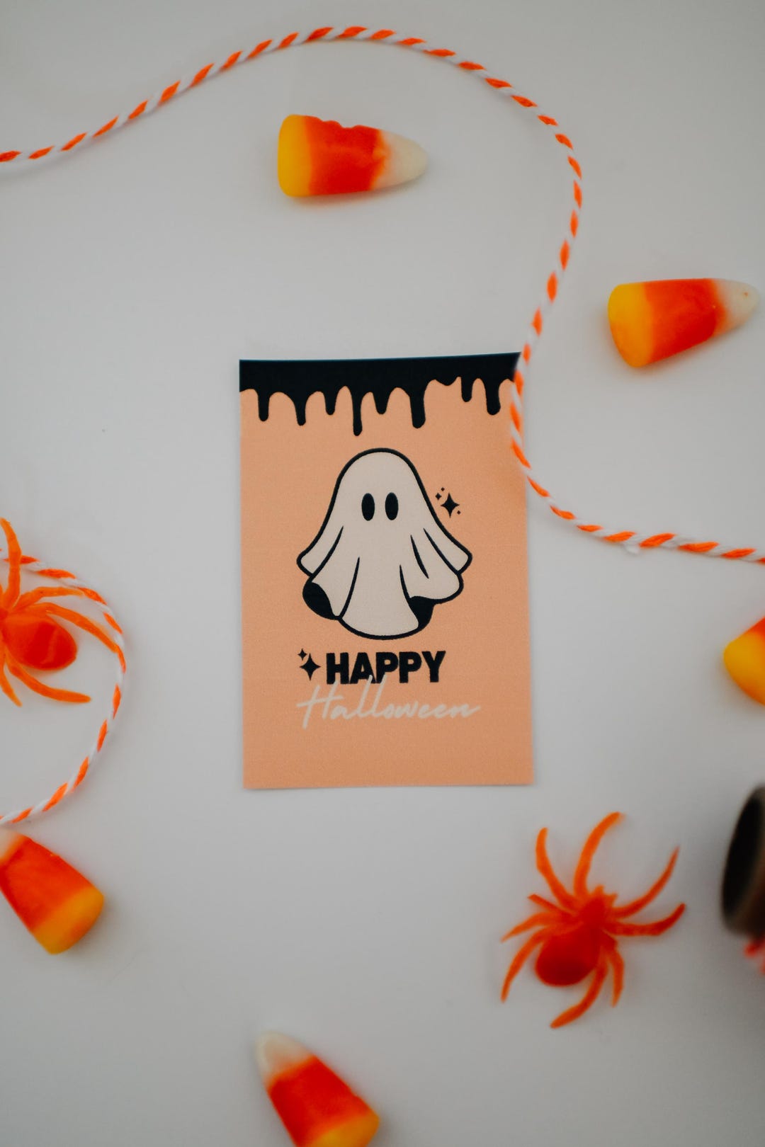 Ghost Halloween Tag, Ghost Tag, Halloween Treat Bag Tag, Halloween Gift ...