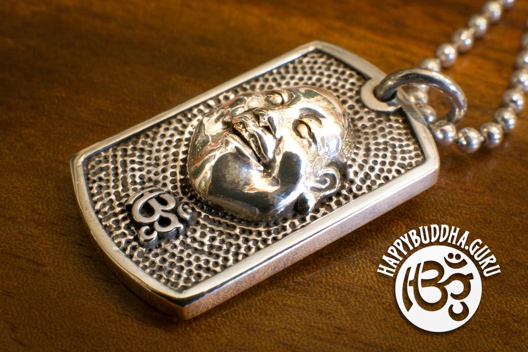 HBG Happiness Warrior Dog Tag and Spiritual Compass - Etsy