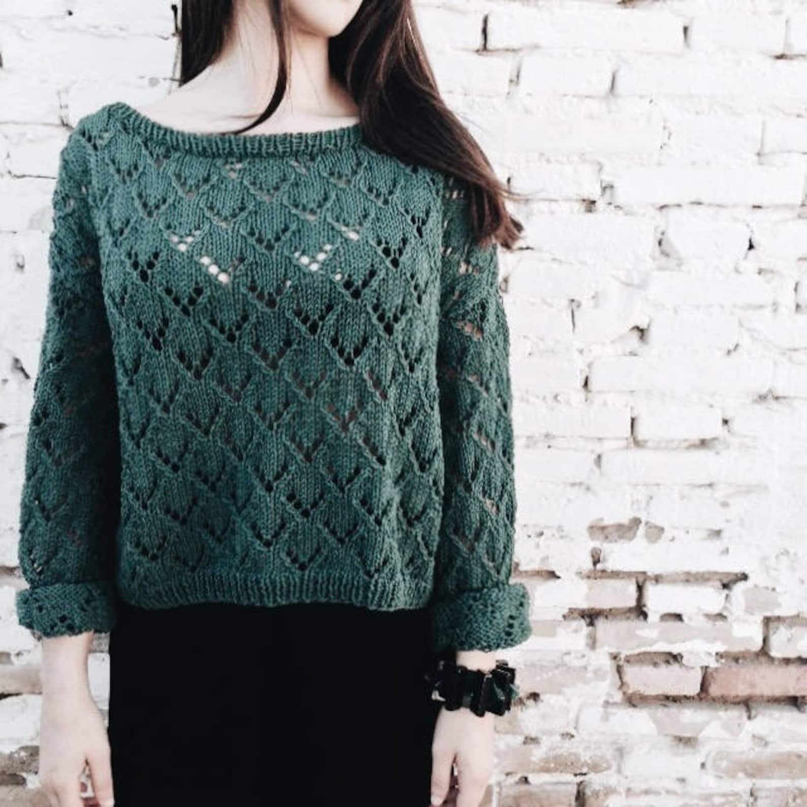 GREEN DAY SWEATER Pattern - Etsy