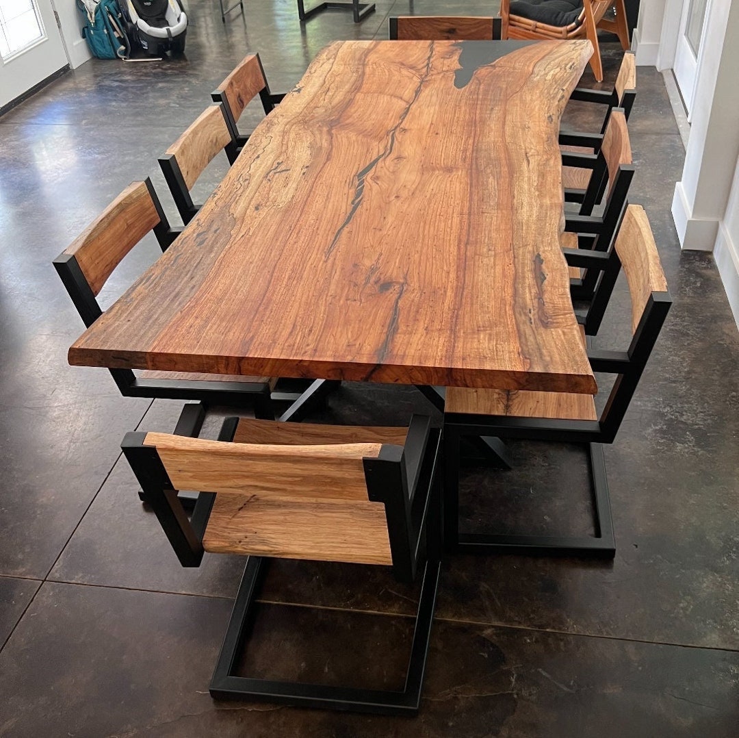Live Edge Dining Table - Etsy
