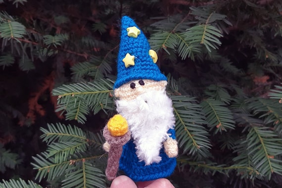 Wizard finger puppet wizard toy merlin wizard gift gandalf | Etsy