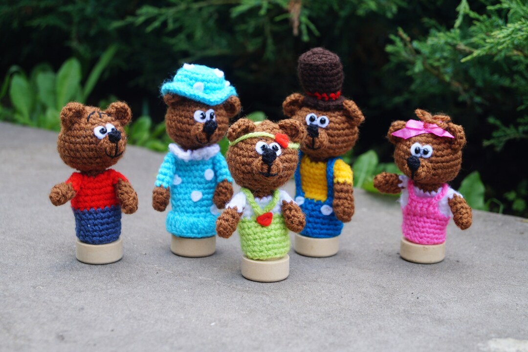 Finger Puppets, Berenstein Bears, Finger Toys, Toddlers Gift, Quiet ...