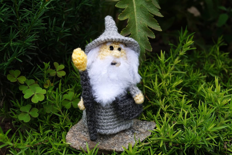 Wizard Finger Puppet Druid Plush Toy Wizard Toy Merlin - Etsy