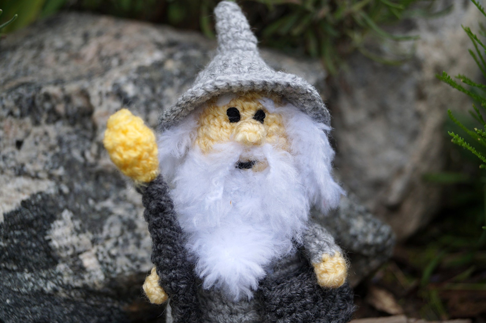 Wizard finger puppet druid plush toy wizard toy merlin | Etsy