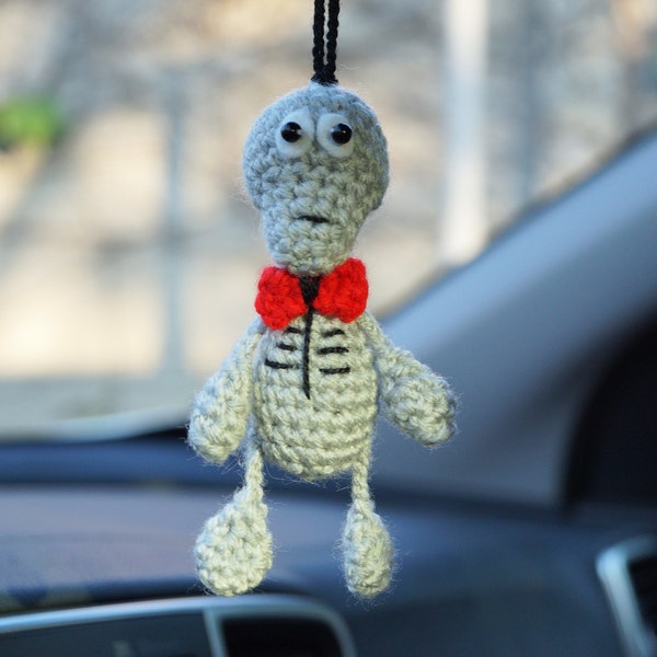 Skeleton Rear View Mirror Decor - Etsy