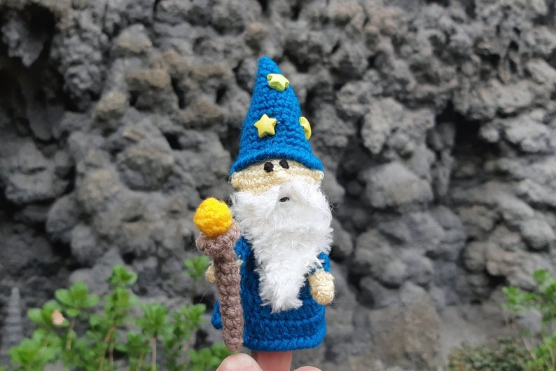 Wizard Finger Puppet Wizard Toy Merlin Wizard Gift Gandalf - Etsy