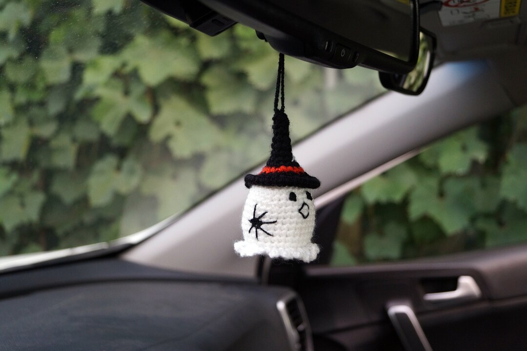 Halloween Car Decor, Ghost Car Hanging, Rear View Mirror, Fall Car ...
