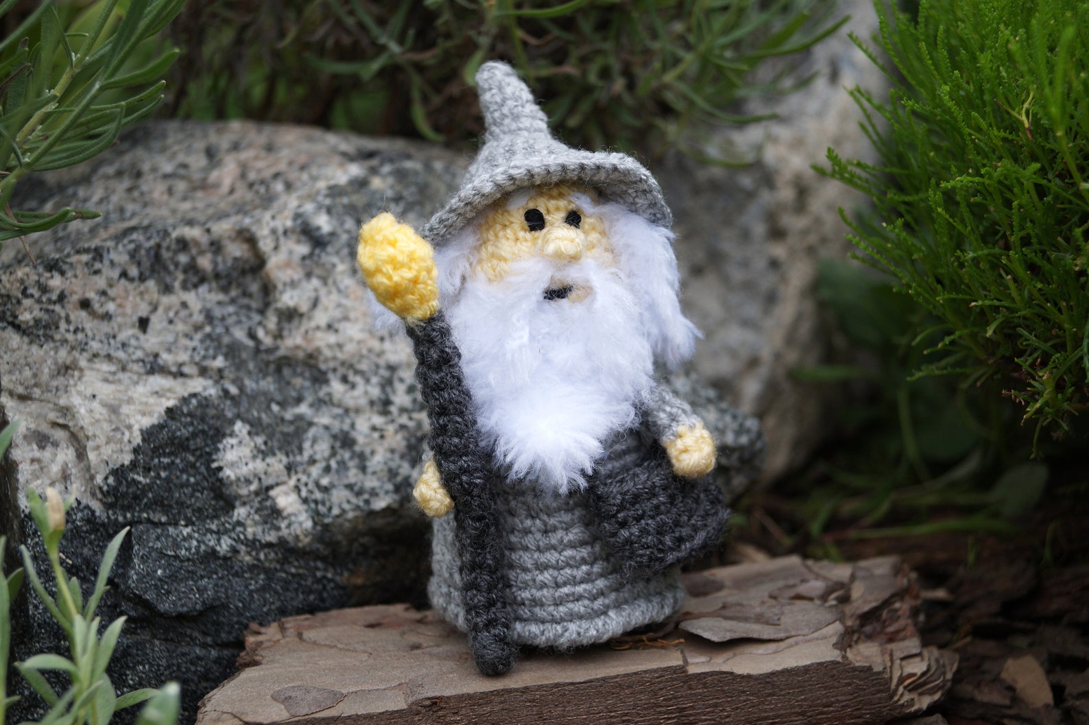 Wizard finger puppet druid plush toy wizard toy merlin | Etsy