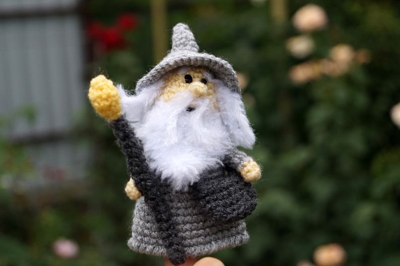 Wizard Finger Puppet Druid Plush Toy Wizard Toy Merlin - Etsy