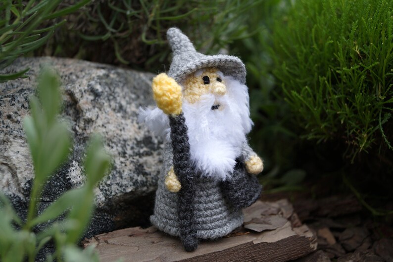 Wizard Finger Puppet Druid Plush Toy Wizard Toy Merlin - Etsy