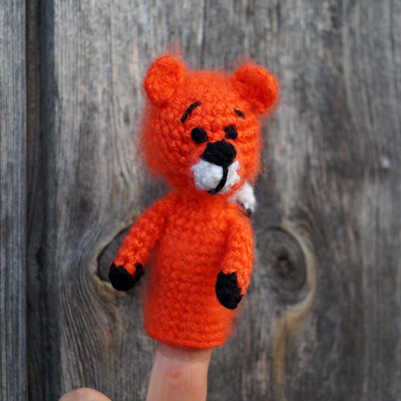 Fox Finger Puppet - Etsy