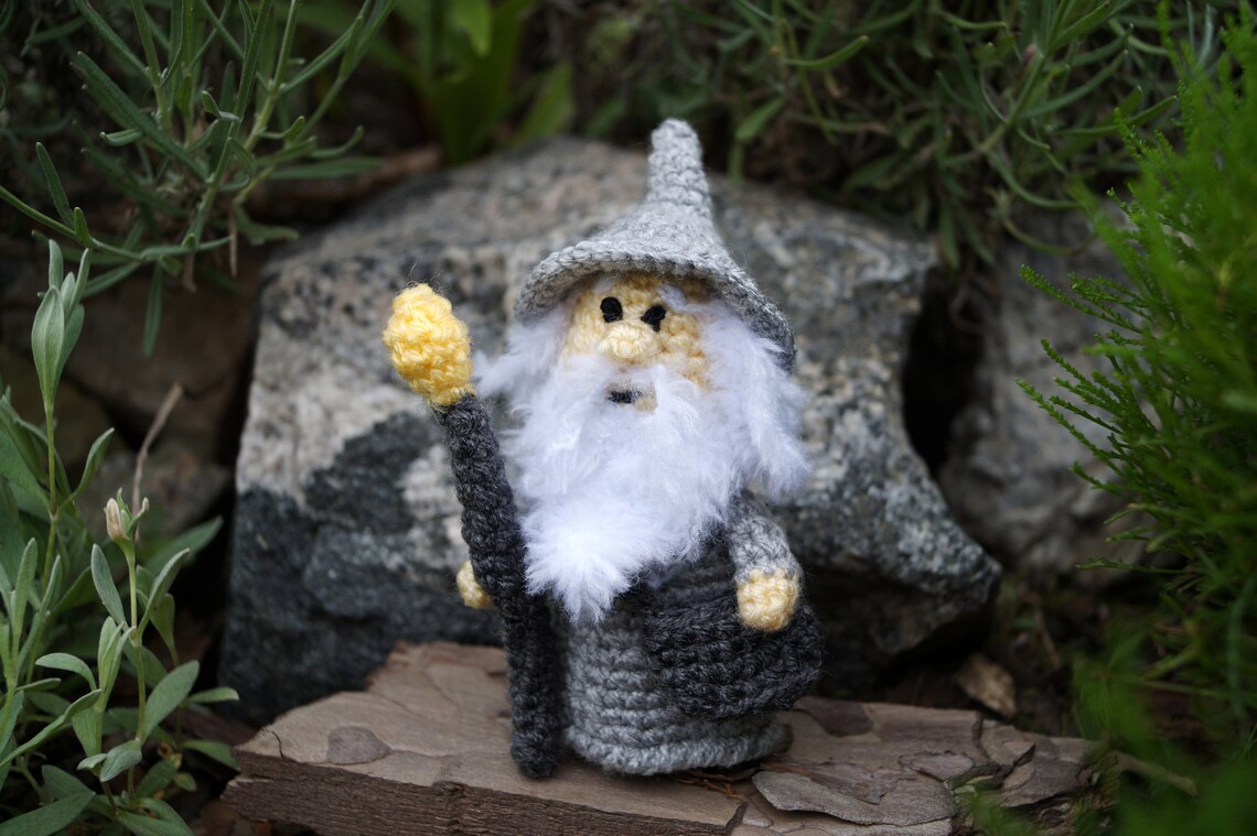 Wizard finger puppet druid plush toy wizard toy merlin | Etsy