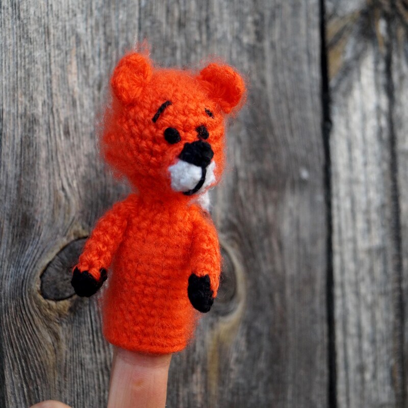 Fox Finger Puppet - Etsy