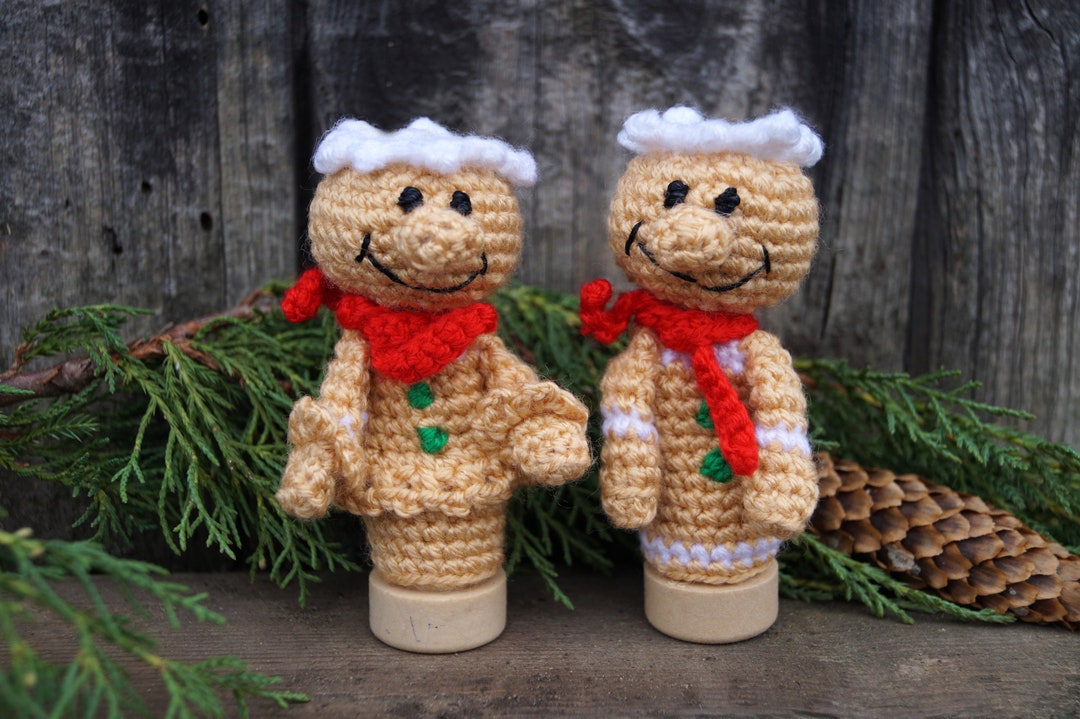 Gingerbread Couple Gingerbread Puppets Gingerbread Decor - Etsy