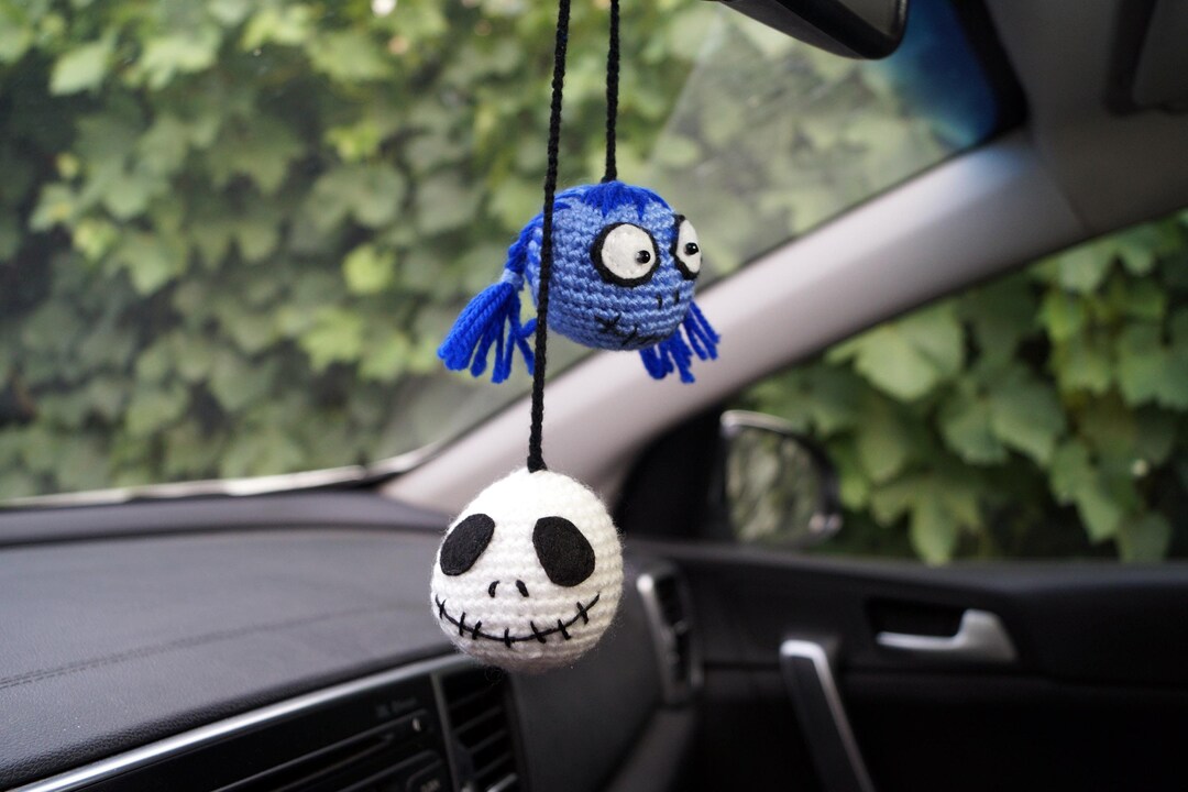 Halloween Car Decor, Ghost Girl, Rear View Mirror, Fall Car Accessories ...
