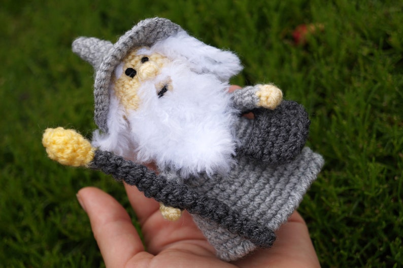 Wizard Finger Puppet Druid Plush Toy Wizard Toy Merlin - Etsy