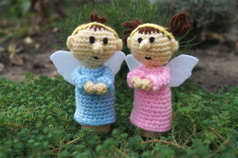 Angel Finger Puppet Christmas Angel Toy Angel Baptism Gift - Etsy