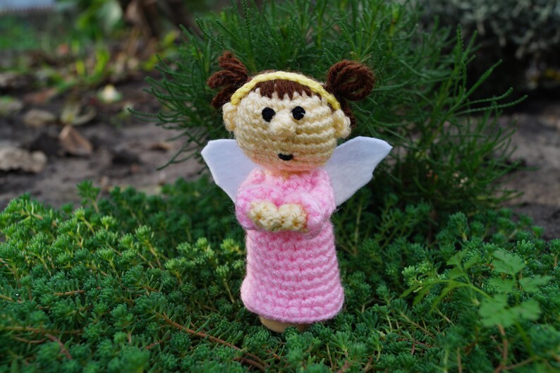 Angel Finger Puppet Christmas Angel Toy Angel Baptism Gift | Etsy