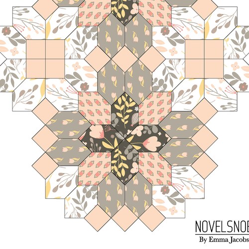 Elongated Hexagon EPP Template Crosses English Paper Piecing - Etsy ...