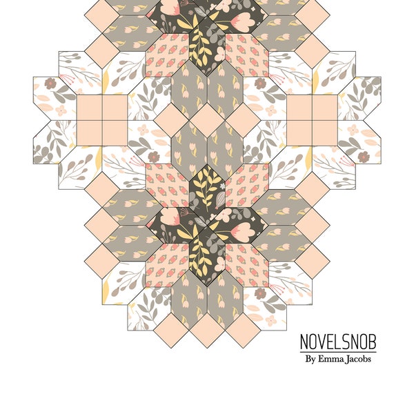 Double Ruby Ring EPP Quilt Pattern PDF - Etsy Canada