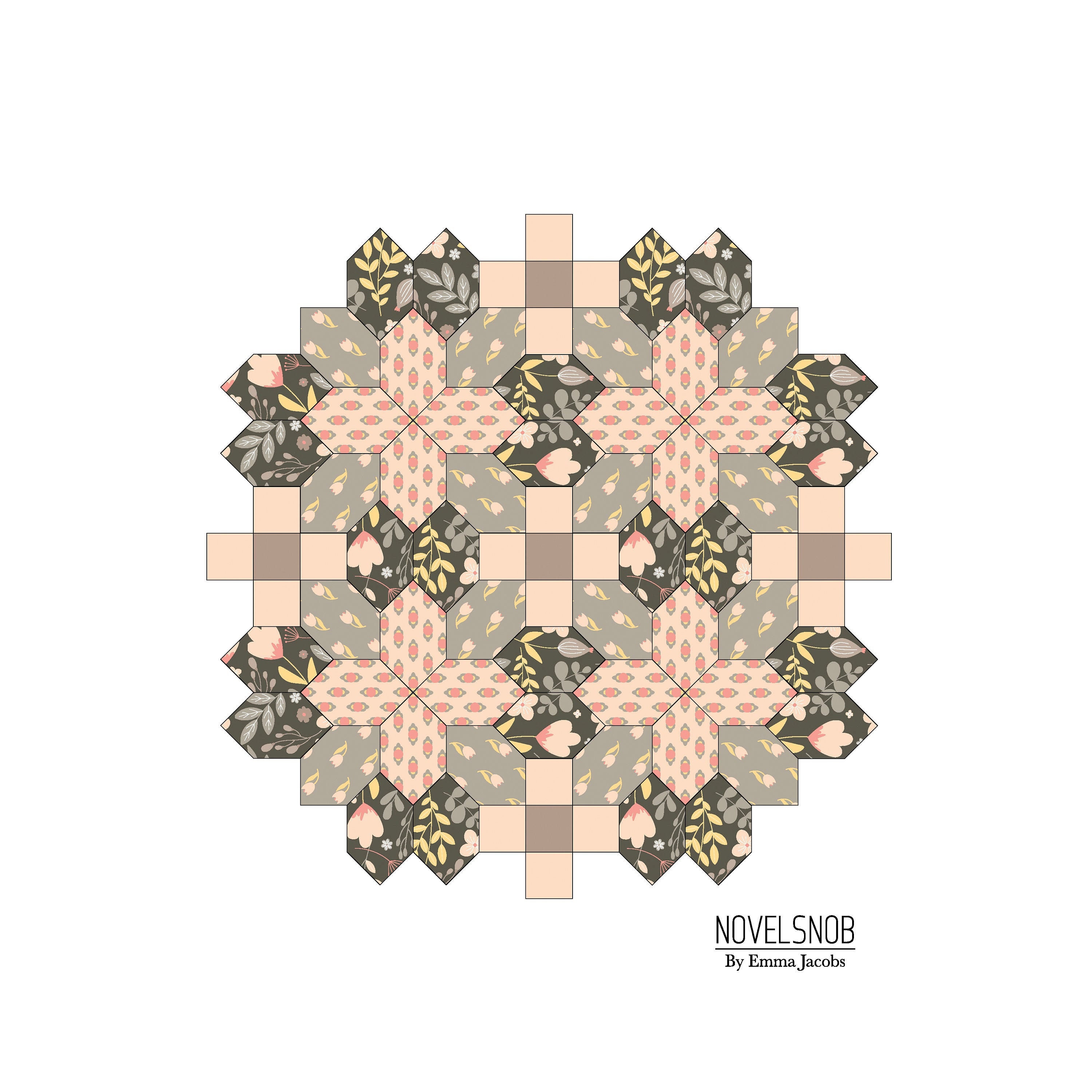 Elongated Hexagon EPP Template Crosses English Paper Piecing - Etsy