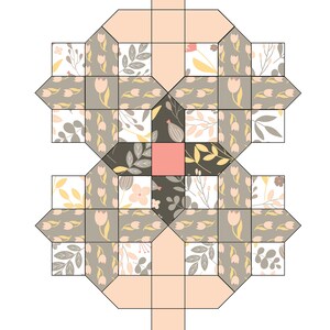 Plus and Square Pieces Crosses Template Epp English Paper - Etsy Canada