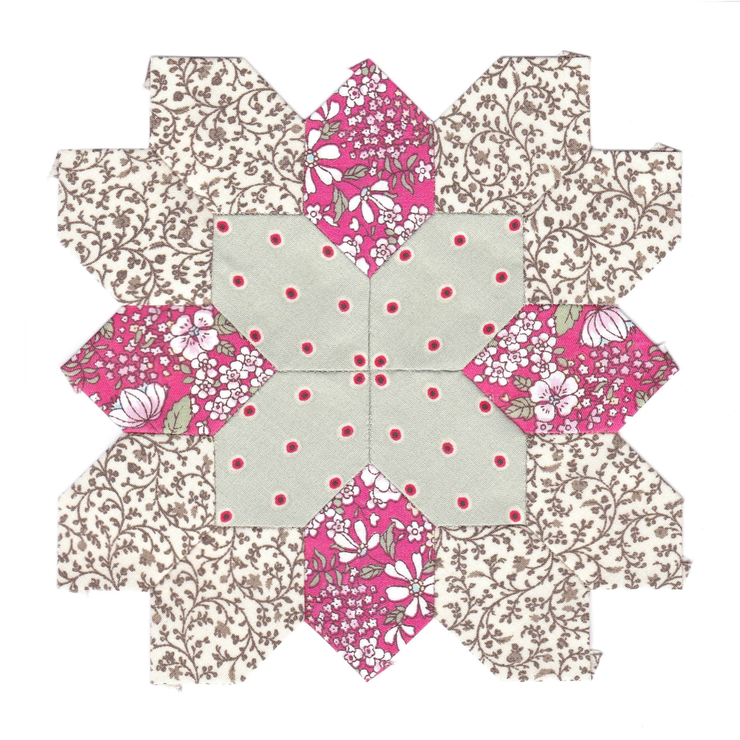 Elongated Hexagon EPP Template Crosses English Paper Piecing - Etsy Canada