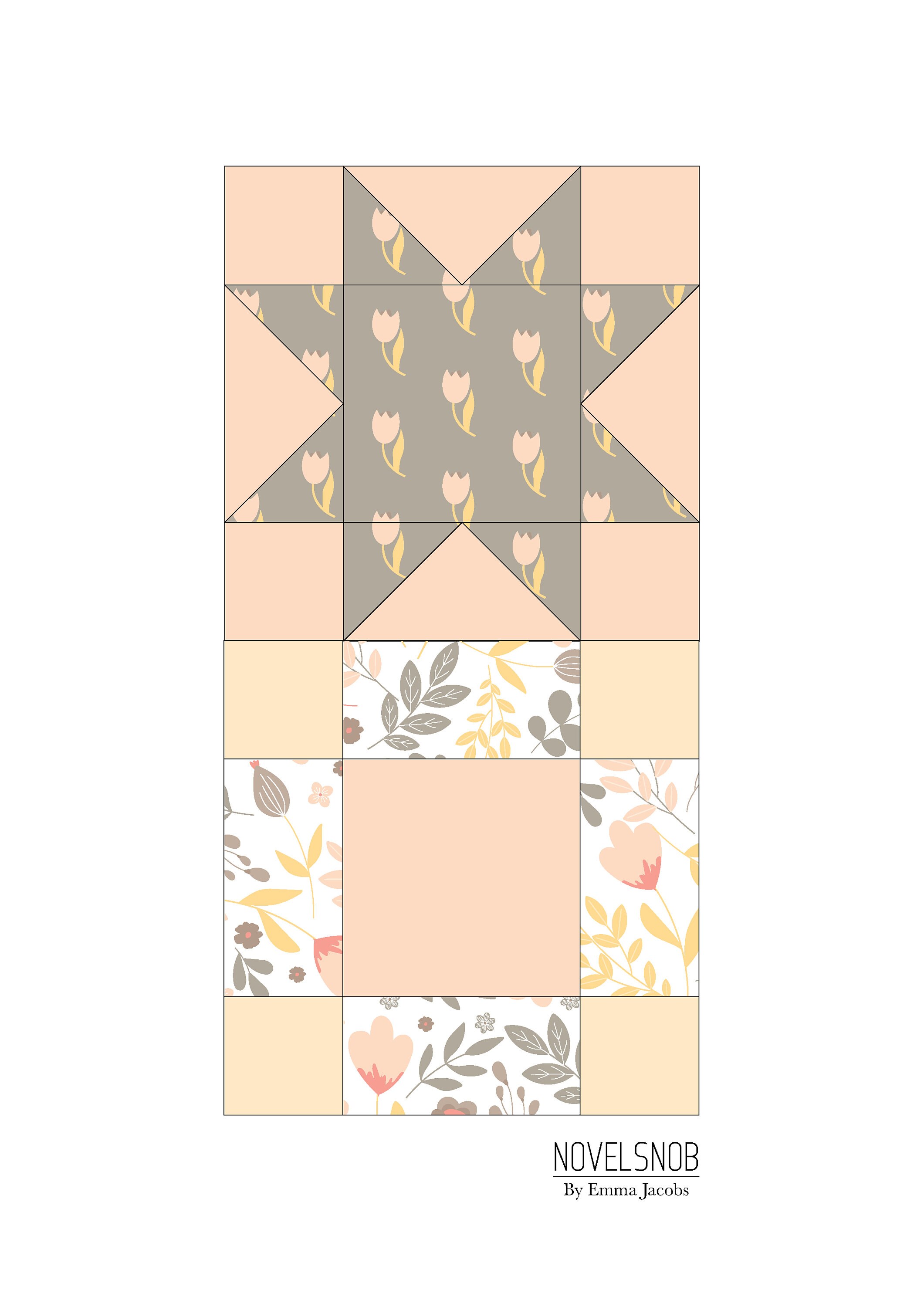 The Miller's Wife EPP Template Sawtooth Star Variation - Etsy