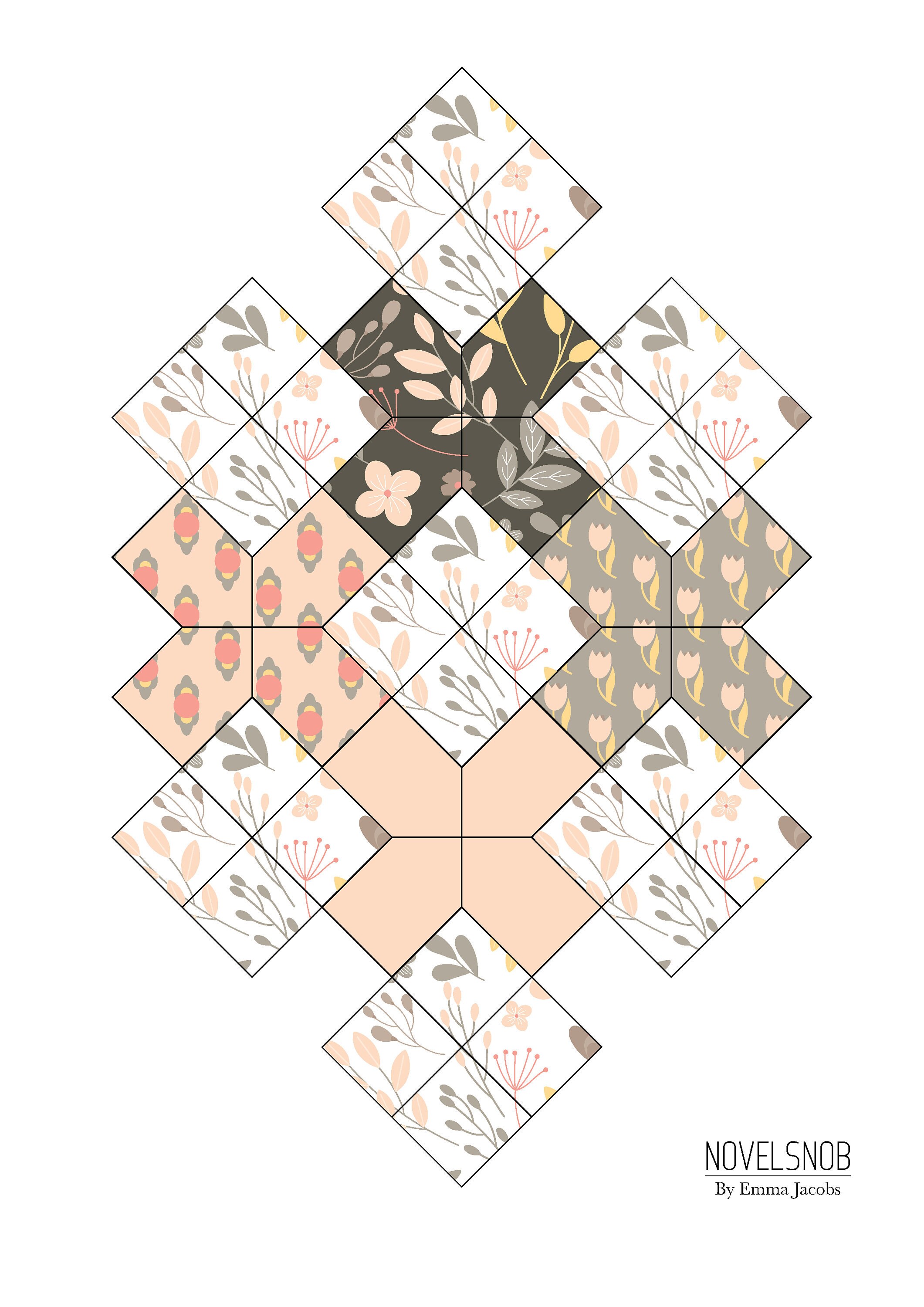 Plus and Square Pieces Crosses Template Epp English Paper - Etsy Canada