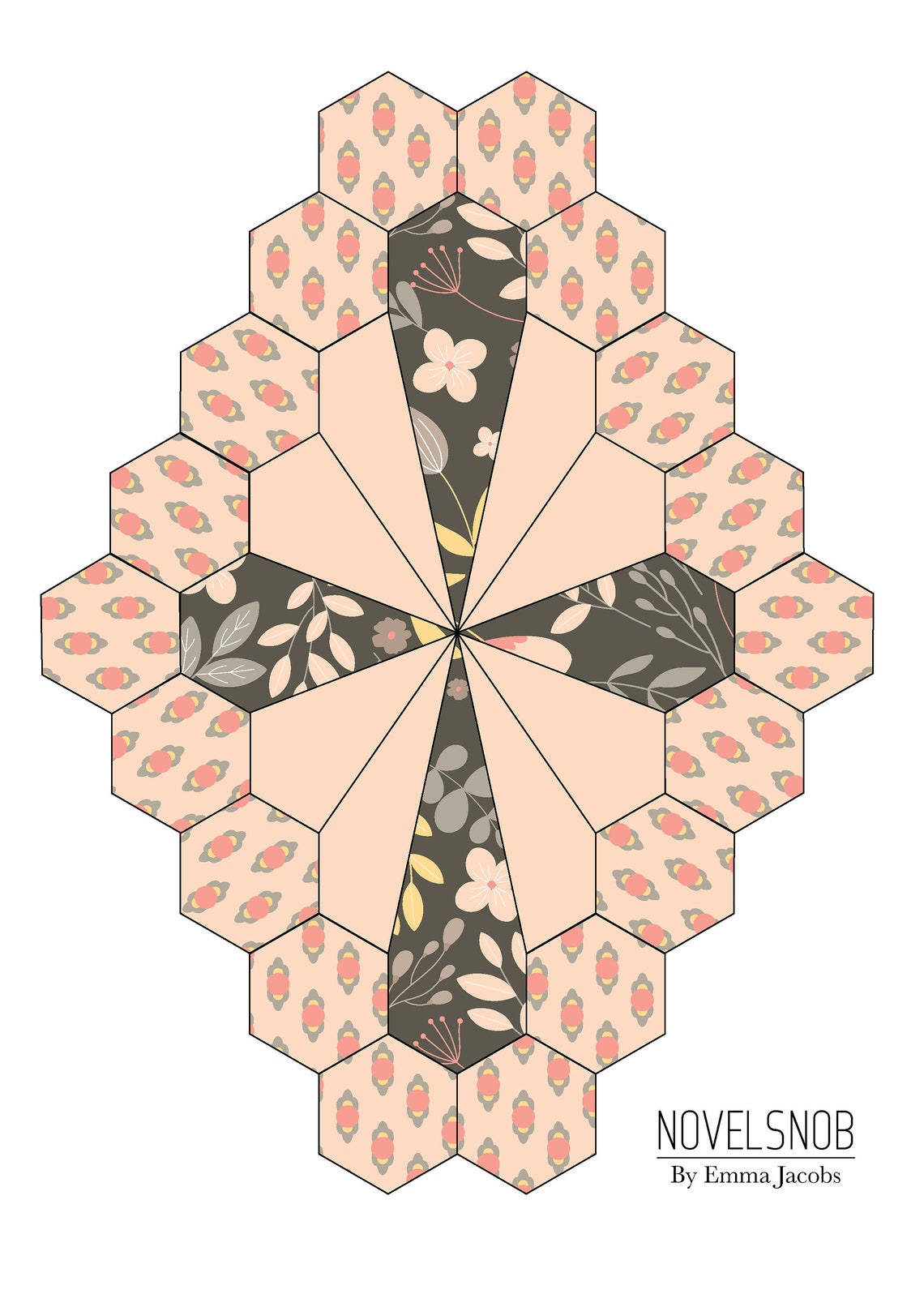 Dodecagon Printable Templates 1 Inch Hexagon PDF Templates - Etsy