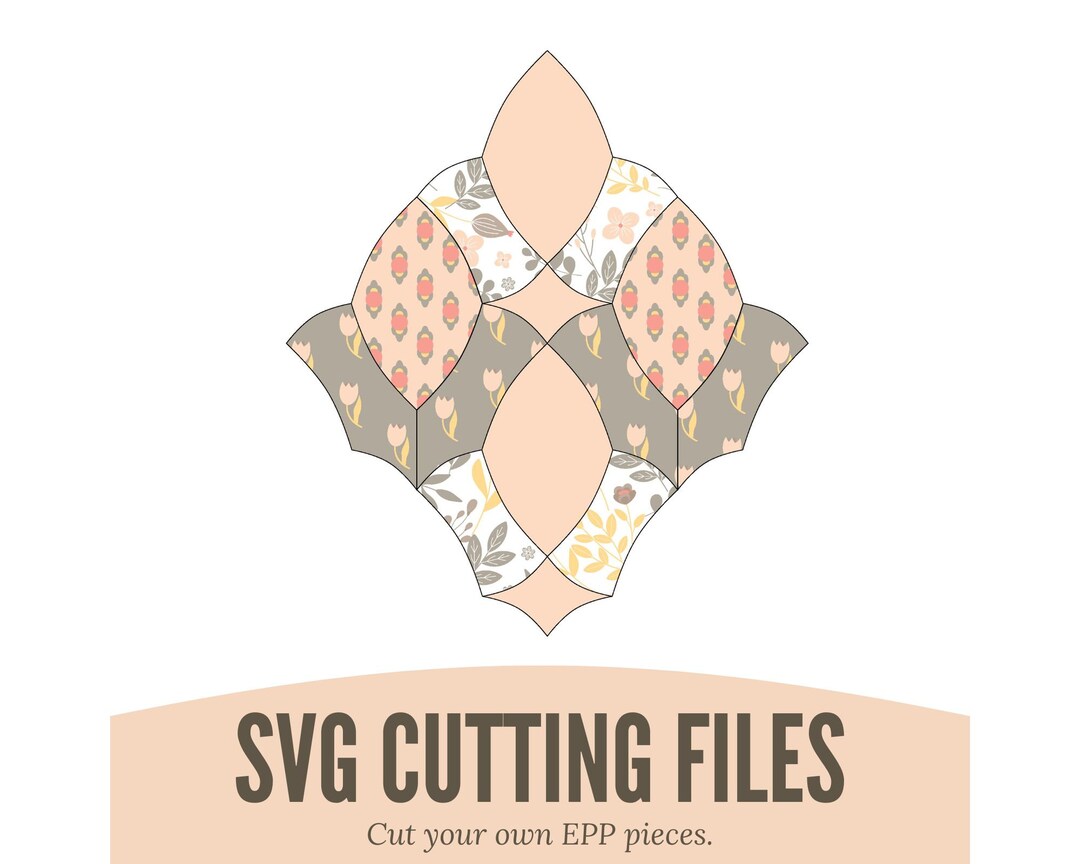 Tulip Frenzy EPP Cutting Files , English Paper Piecing Template SVG - Etsy