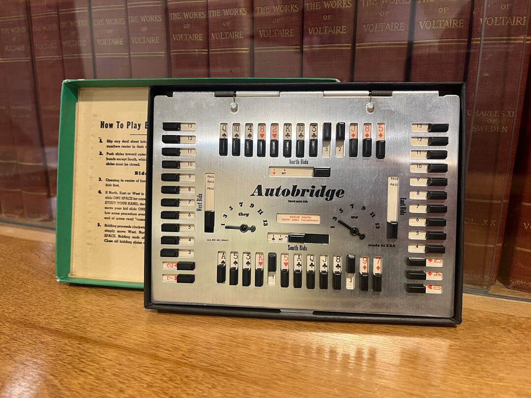 Vintage Auto Bridge Game - Etsy