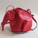 Elephant Bag,red Bag,red Elephant Bag,crossbody Bag,red Purse,red ...