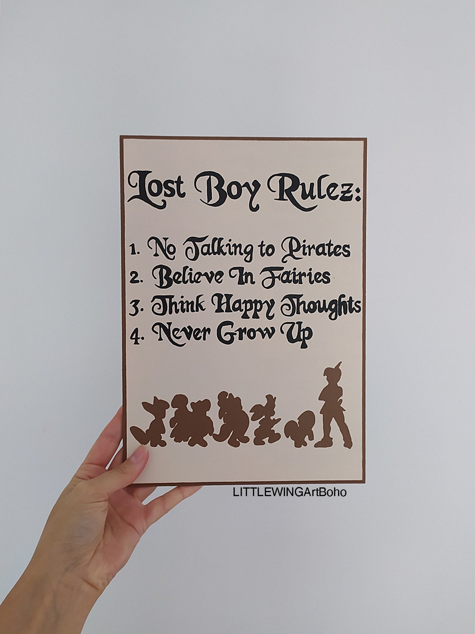 Peter Pan Nursery Nursery Decor Peter Pan Sign Peter Pan - Etsy
