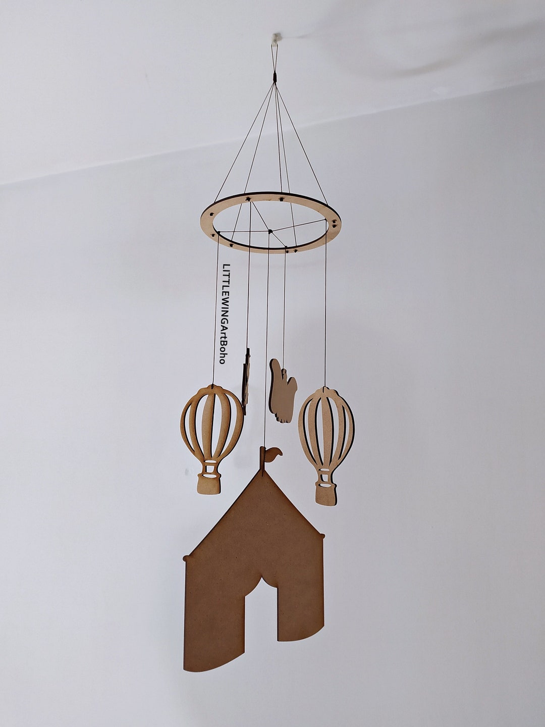 Dumbo Nursery Decor - Dumbo Mobile - Dumbo Nursery - Wood Mobile ...
