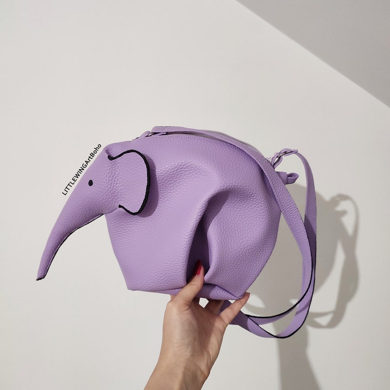 Purple Handbag - Etsy